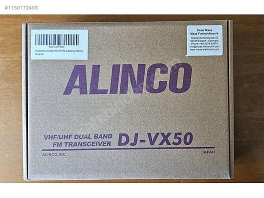 Alinco DJ-VX50 HE UHF-VHF-118-136 RX sahibinden.comda - 1150172403