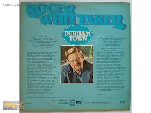 ROGER WHİTTAKER DURHAM TOWN 33 LÜK PLAK - Müzik Plakları Alışverişte ...
