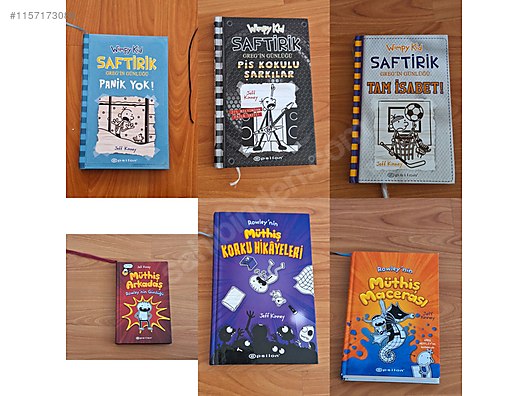 Saftirik Greg'in günlüğü ve Müthiş Arkadaş Rowley 15 tane kitap ...