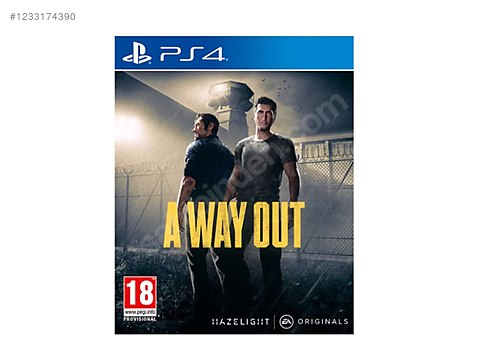 A Way Out Playstation sahibinden.comda - 1233174390