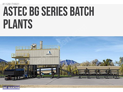 ASTEC BATCH TİPİ 220ton/saat Sabit Asfalt Plenti - Asfalt Kazıcı ...