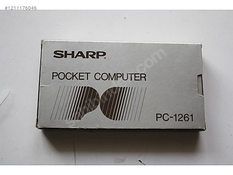 Sharp PC-1261 Cep Bilgisayarı ULTRA NADİR DÜNYADA TEK sahibinden.comda ...
