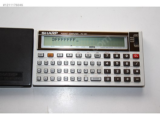 Sharp PC-1261 Cep Bilgisayarı ULTRA NADİR DÜNYADA TEK sahibinden.comda ...