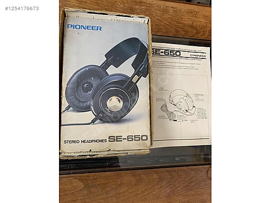 Vintage Pioneer SE650 Kulaklık - Orijinal Kutulu - Japon Malı ...
