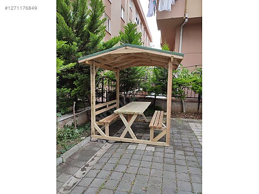 Ahşap Çardak & Kameriye & Bahçe Mobilya Modelleri - 1271176849