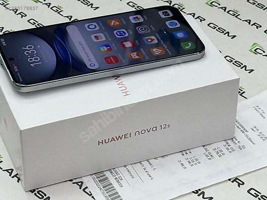 Huawei / Nova 12s / HUAWEİ NOVA 12S BEYAZ 8/256GB KUTU FATURALI SIFIR ...
