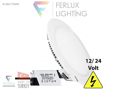 9 WATT 12 / 24 VOLT LED PANEL TEKNE KARAVAN OTOBUS VE SOLAR - LED Panel ...