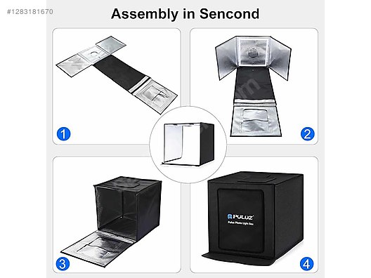Puluz 60X60 Çekim kutusu ışık kutusu foto kutusu light box sahibinden ...