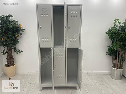 MAKRO OFİS - 6 KİŞİLİK PERSONEL DOLABI METAL SOYUNMA DOLABI - Soyunma ...