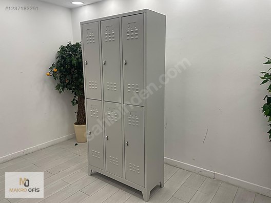MAKRO OFİS - 6 KİŞİLİK PERSONEL DOLABI METAL SOYUNMA DOLABI - Soyunma ...