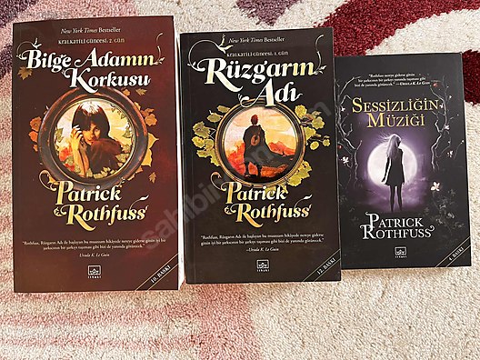 Fantastik Roman / Kral katili güncesi serisi / 3 kitap,Patrick Rothfuss ...