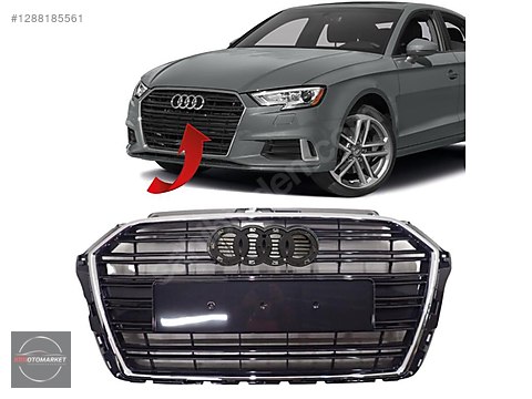 Audi A3 Sedan-Hb Parlak Siyah Ön Panjur Kromlu 2017- 8V3853651AA - İlan ...