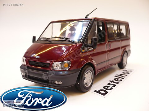 FORD TRANSIT MINIBUS RED MINICHAMPS bestelhobi - Diecast Model Araba ...