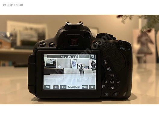Canon EOS 650D Rebel T4i DSLR Cameras are on sahibinden