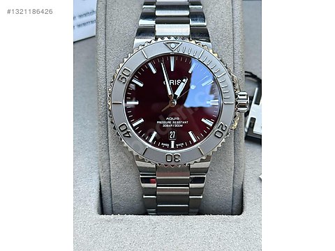 Oris / Oris Aquis Date Red Dial 41.5mm Automatic sahibinden.comda ...