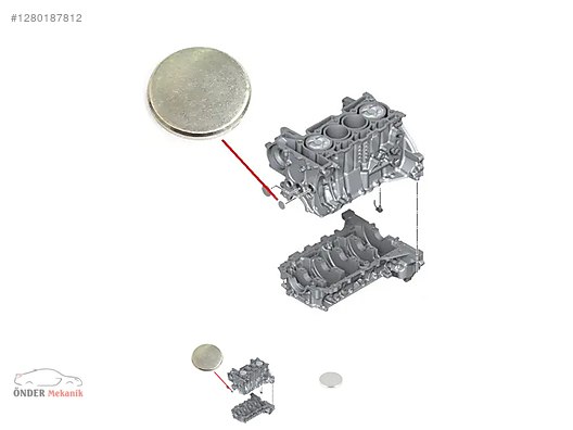 Otomobil & Arazi Aracı / Motor / 11117540057 BLOK SU TAPASI KÜÇÜK ...