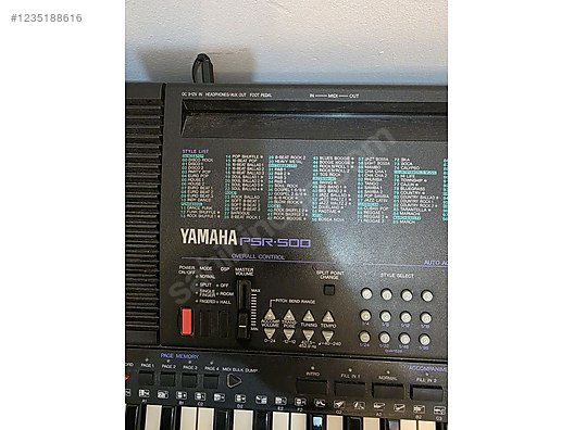 YAMAHA PSR-500 - Piyano ve Tuşlu Çalgılar sahibinden.com'da - 1235188616