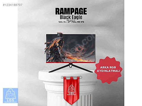 Rampage Black Eagle RM-420 27" 1 ms Full HD IPS 165 Hz Monitör ...