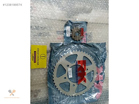Şanzıman / YAMAHA YZF R 125 MT 125 ÖN ARKA DİŞLİ SETİ RK JAPON ...