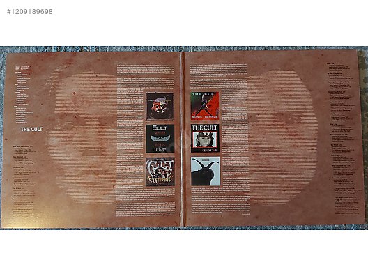 THE CULT - PURE CULT - SINGLES 1984-1995 - 2LP - Müzik Plakları Alışverişte İlk Adres sahibinden ...