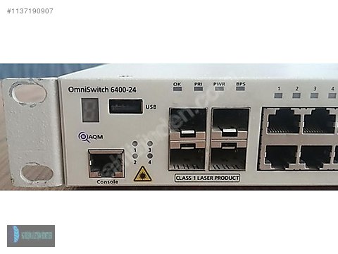 ALCATEL LUCENT OMNISWITCH 6400-24 24PORT GIGABIT 4x1G SFP SWITCH ...
