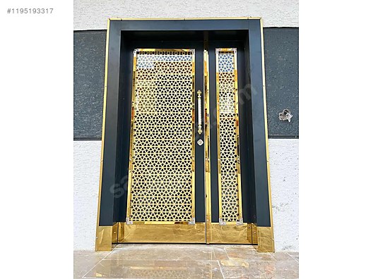 ACS ÇELİK KAPIDAN ÖZEL İMALAT ALTIN KOMPOZİT BİNA GİRİŞ KAPISI - Çelik ...