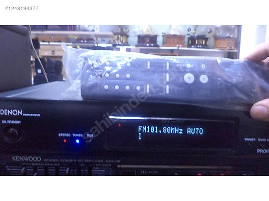 Denon Dijital Tuner - DENON DN -U100 RDSLİ DECK KUMANDALI TUNER FM ...