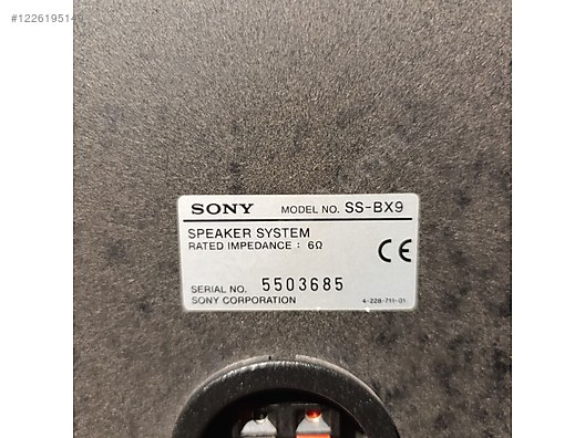 SONY SS-RX99 HOPARLOR sahibinden.comda - 1226195149