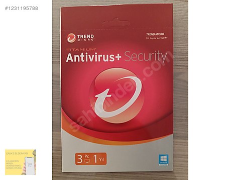TREND MICRO TITANIUM ANTIVIRUS + SECURITY TAM KORUMA ANTİVİRÜS sahibinden.comda - 1231195788