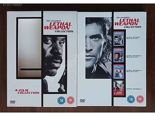 LETHAL WEAPON COMPLETE COLLECTİON 4 DVD BOXSET - Yabancı DVD Filmler ...