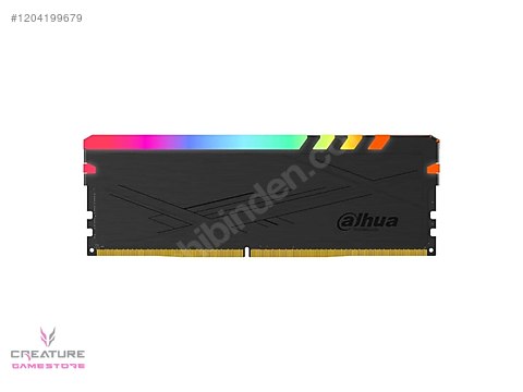 Dahua C600 16GB (8x2) 3600MHz CL18 1.35V DDR4 RGB Soğutuculu - RAM Bellek ve Tüm Masaüstü ...