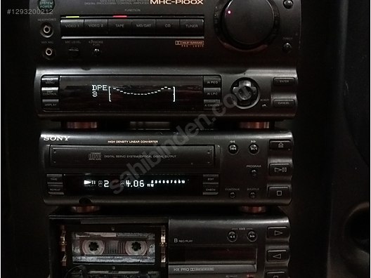 SONY MHC-P100X MİNİ Hİ-Fİ COMPONENT SYSTEM/1994 - İkinci El Sony Müzik ...