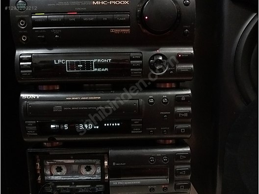 SONY MHC-P100X MİNİ Hİ-Fİ COMPONENT SYSTEM/1994 - İkinci El Sony Müzik ...