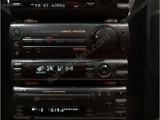 SONY MHC-P100X MİNİ Hİ-Fİ COMPONENT SYSTEM/1994 - İkinci El Sony Müzik ...