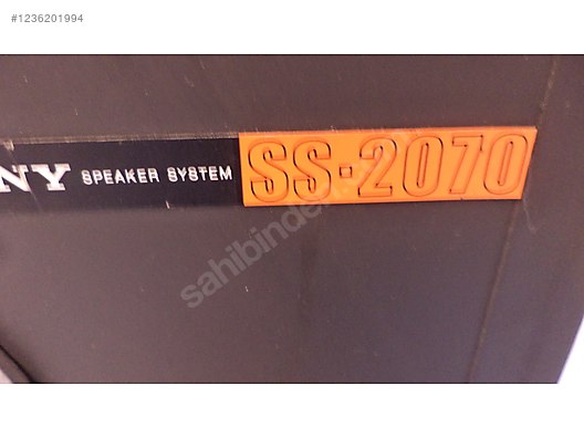 SONY SS-2070 TEK HOPERLER - İkinci El Sony Set Hoparlörü Hoparlör ...