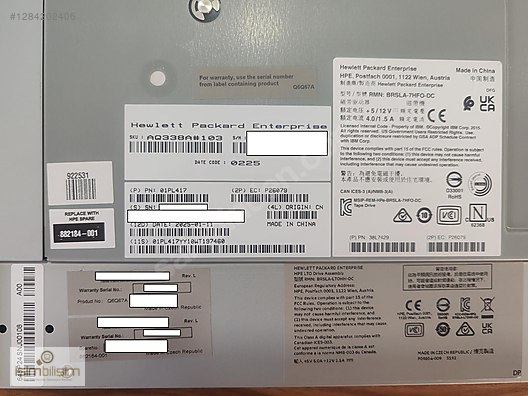 HPE StorageWoks 1/8 G2 Tape Autoloader - LTO8 FC Drive SIFIR LTO ...