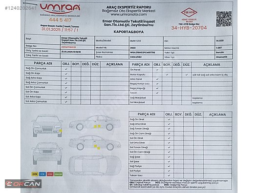 BMW / 5 Serisi / 520i / 50th Year M Edition / ORCAN MOTORS dan 2023 ...