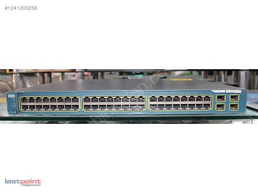 Cisco Switch WS C3560G 48TS E 48 Port Gigabit 4 Port SFP Switch ...