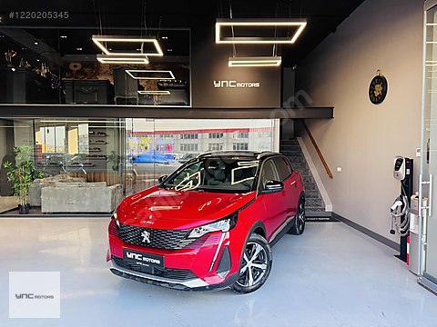 Peugeot / 3008 / 1.5 BlueHDi / Allure / YNC MOTORS 2023 PEUGEOT 3008 1.5 BLUEHDİ ALLURE KIRMIZI ...