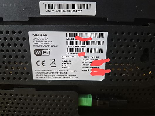 NOKİA G-240W-J GPON FİBER MODEM 5ghz - VDSL Modem ilanları uygun ...