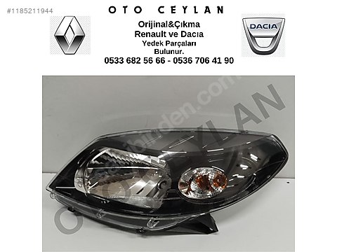 Otomobil & Arazi Aracı / Elektrik / 260602914R Dacia Sandero Sol Far ...