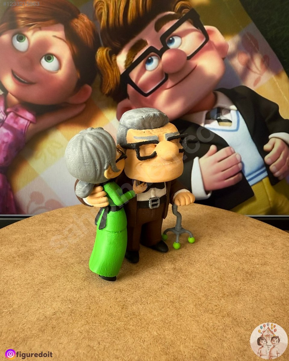 UP - Ellie & Carl Fredricksen / @figuredoit sahibinden.comda - 1233215963