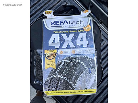 Mefa tech 4x4 kar zinciri (Sıfır) sahibinden.comda - 1295220809