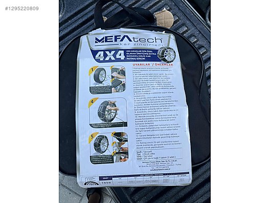 Mefa tech 4x4 kar zinciri (Sıfır) sahibinden.comda - 1295220809
