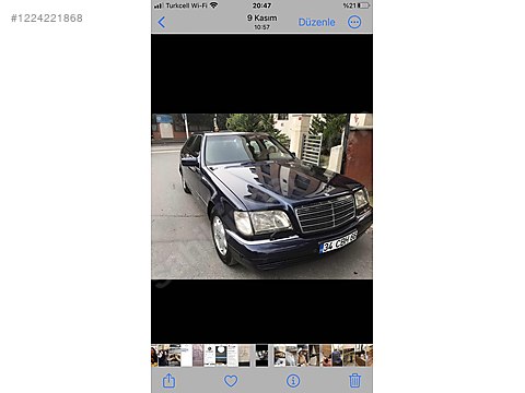 Mercedes-Benz / S Serisi / S 320 / 320 L / İlk sahibinden 1996 S320L sahibinden.comda - 1224221868