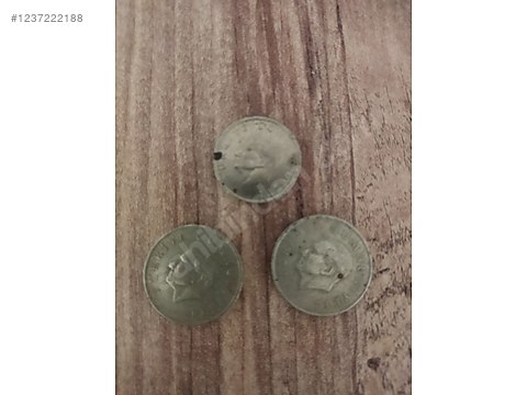 2 adet eski 25 TL, 1 adet eski 10 TL sahibinden.comda - 1237222188