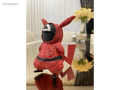 Squid game pikachu figür maket - sahibinden.com'da - 1218222571