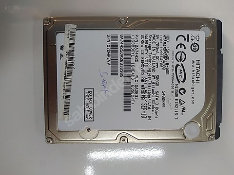 Hitachi 500gr Notebook hdd - İlan ve alışverişte ilk adres sahibinden ...