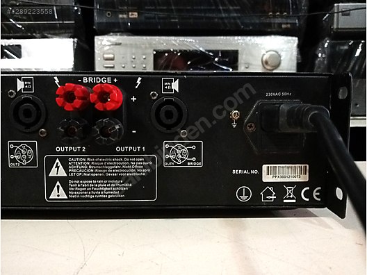CİTRONİC PPX 300 STEREO POWER AMPLIFIER sahibinden.comda - 1289223558