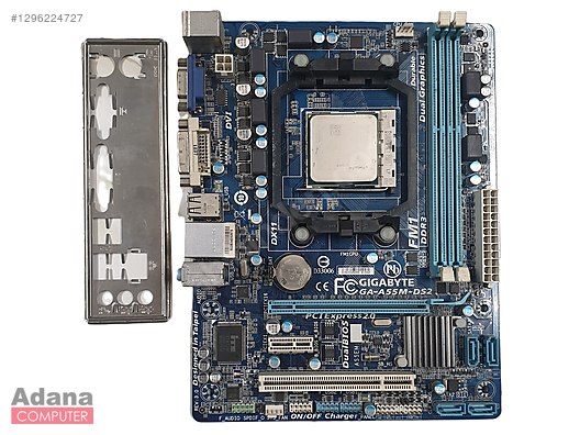 GIGABYTE GA-A55M-DS2 (rev. 3.0) FM1 DDR3 ANAKART sahibinden.comda ...